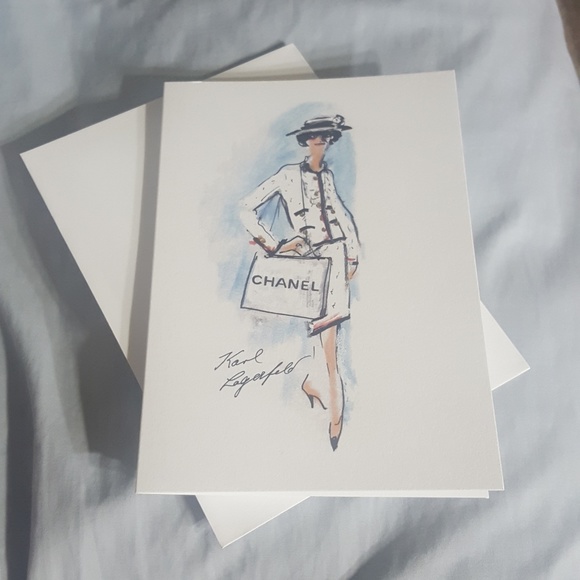 CHANEL | Accessories | Brand New Authentic Chanel Greeting Card | Poshmark